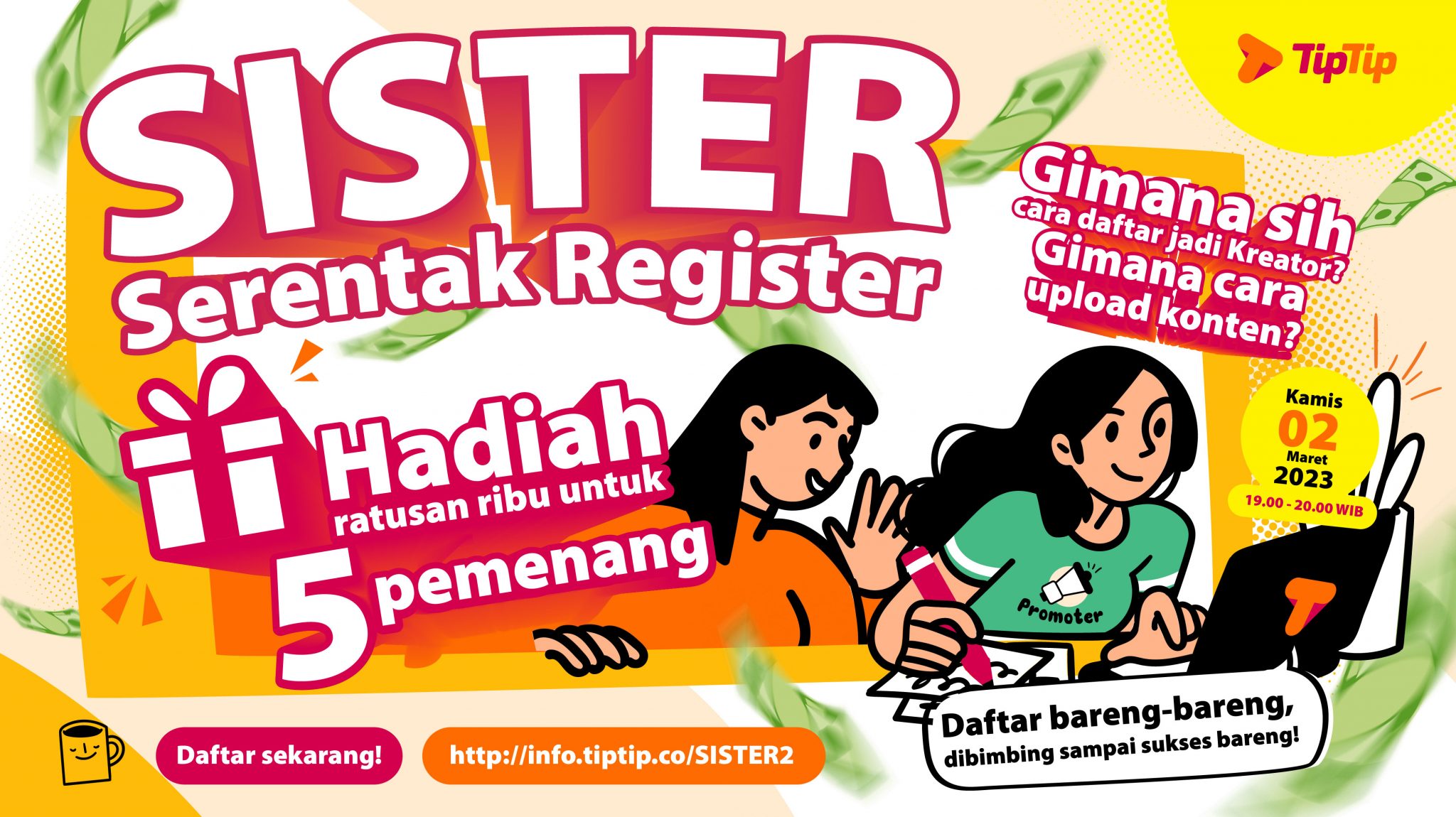 Materi SISTER (Serentak Register) - Creative Podcaster