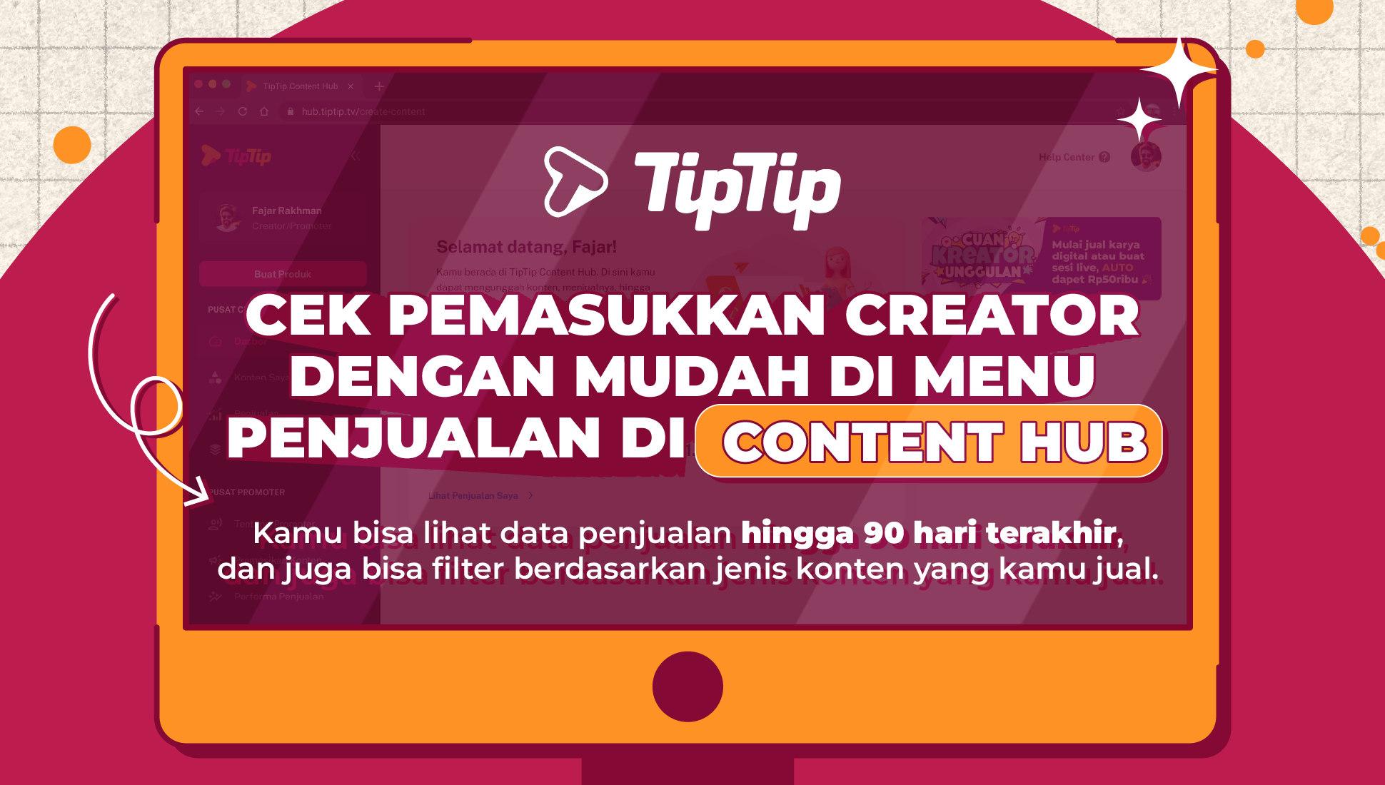 Makin Mudah Cek Pemasukkan di Content Hub! - Creative Podcaster